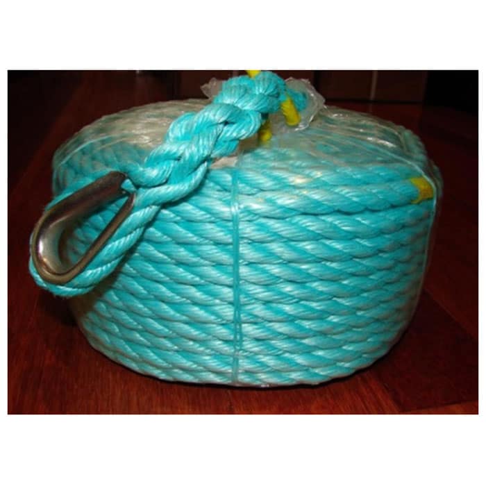 Anchor Rope, Thimble PP - 12mm x 100m - Ozbulk Bulk Bags